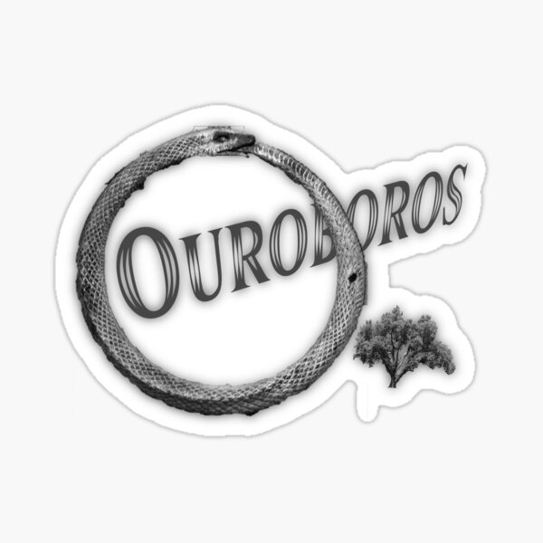 ""Ouroboros"" Sticker for Sale by OnTopDesigns | Redbubble