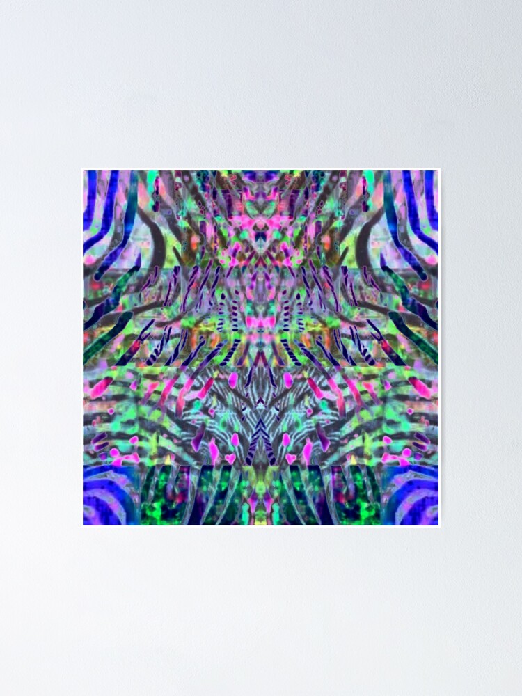 "ZEBRA FUSION 20 " Poster for Sale by Davidbowieart | Redbubble