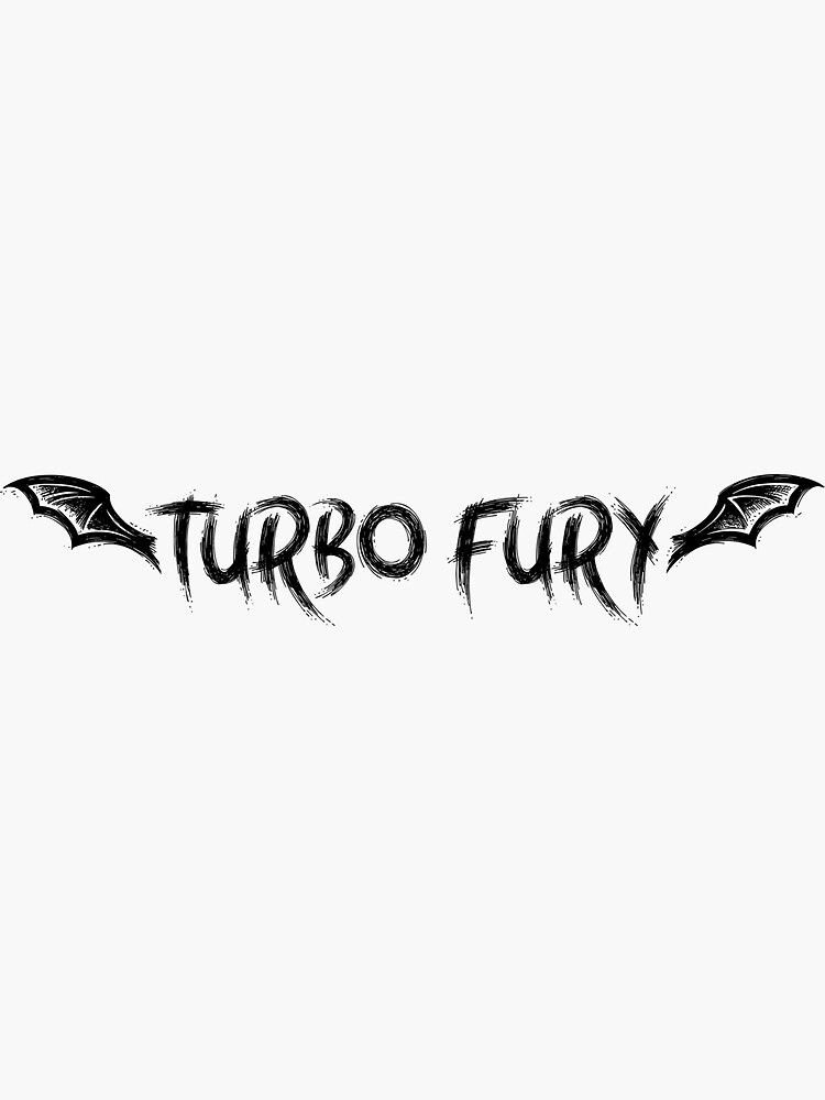"TURBO FURY LOGO" Sticker for Sale by TF-Merchandise | Redbubble