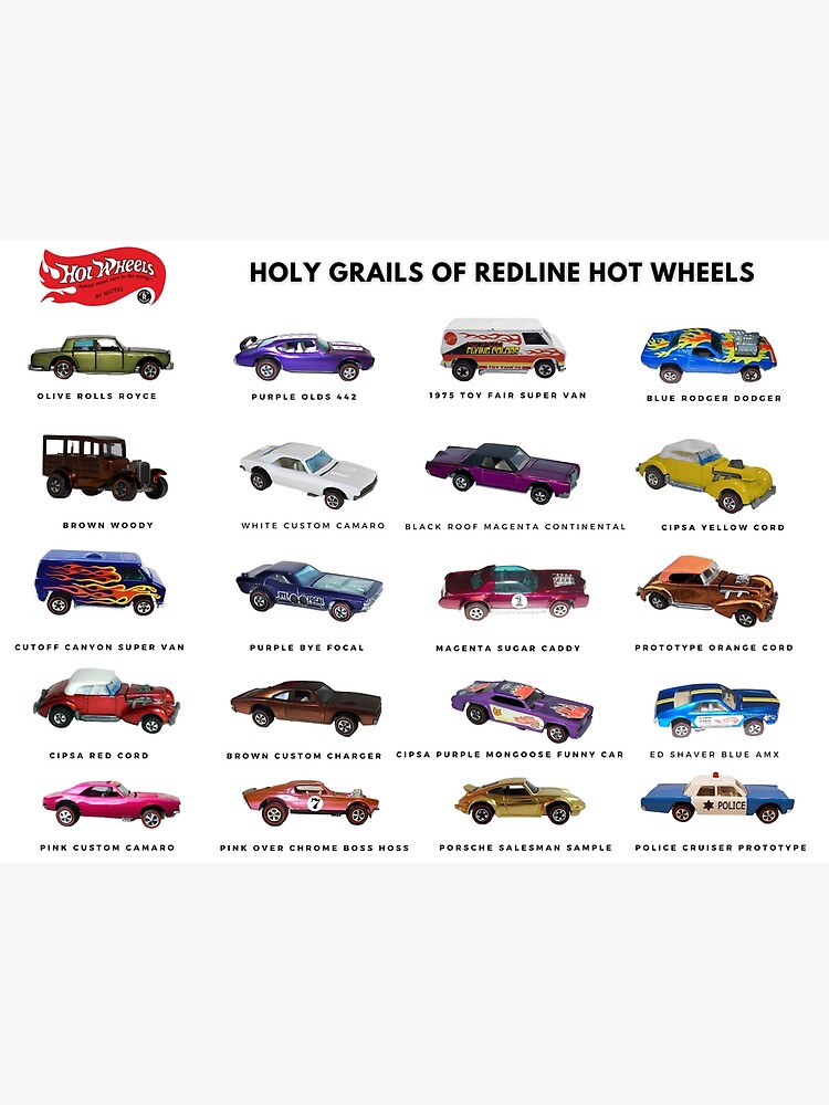 "Holy Grails of redline Hot Wheels 1968 - 1976 version 2; rarities ...