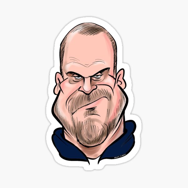 "Chief Jim Hopper of Stranger Things" Sticker for Sale by Durkinworks ...