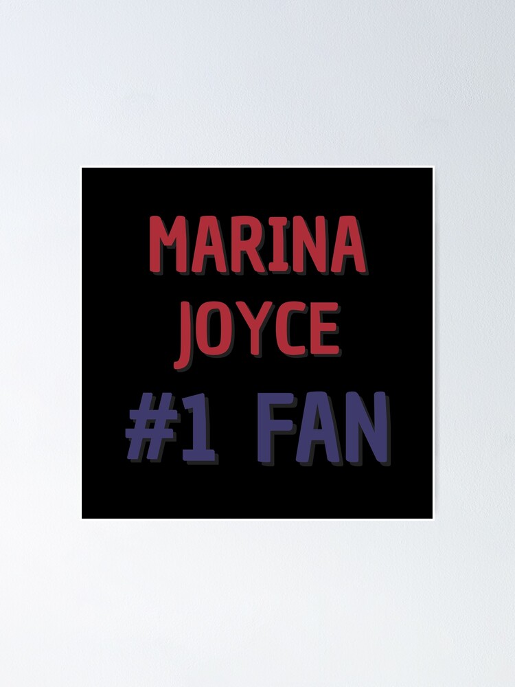 "Marina Joyce - #1 Fan" Poster for Sale by Rybariuns | Redbubble
