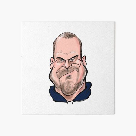 "Chief Jim Hopper of Stranger Things" Art Board Print for Sale by ...
