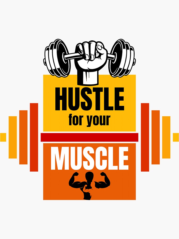 "Gym Workout T-shirt #2 orange red brown black and white gym acrobats ...