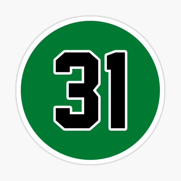 "Cedric Maxwell Number 31" Sticker for Sale by RedPremium | Redbubble