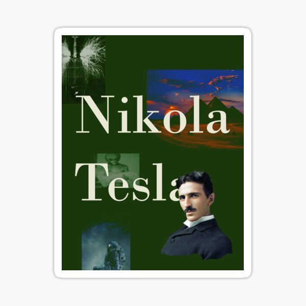 "Nikola Tesla" Sticker for Sale by DoNotWearThis13 | Redbubble