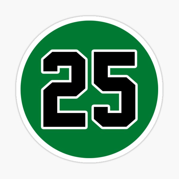 "K.C. Jones Number 25" Sticker for Sale by RedPremium | Redbubble