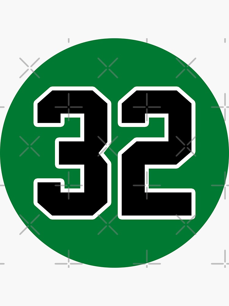 "Kevin McHale Number 32" Sticker for Sale by RedPremium | Redbubble