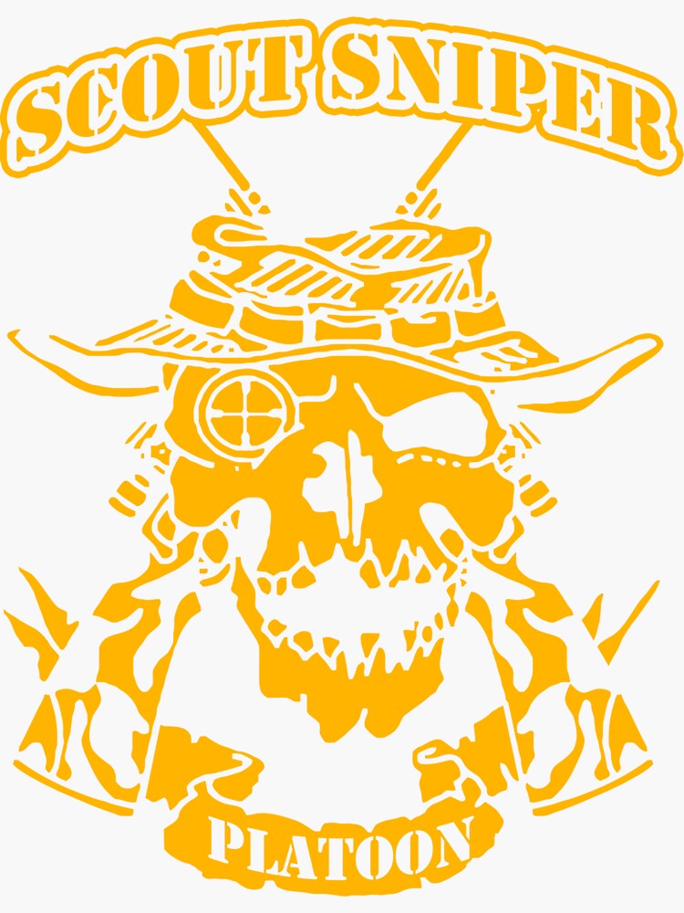 "Scout Sniper Platoon" Sticker for Sale by Kengkong27 | Redbubble