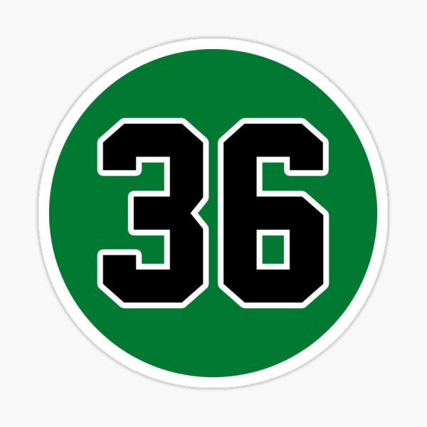 "Marcus Smart Number 36" Sticker for Sale by RedPremium | Redbubble