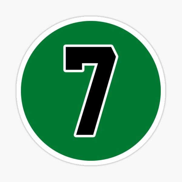 "Tiny Archibald Number 7" Sticker for Sale by RedPremium | Redbubble
