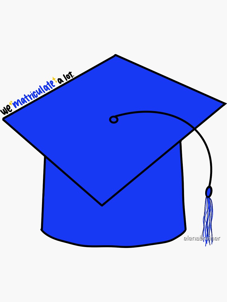 "Twilight- Graduation Cap" Sticker for Sale by elenabreiner | Redbubble