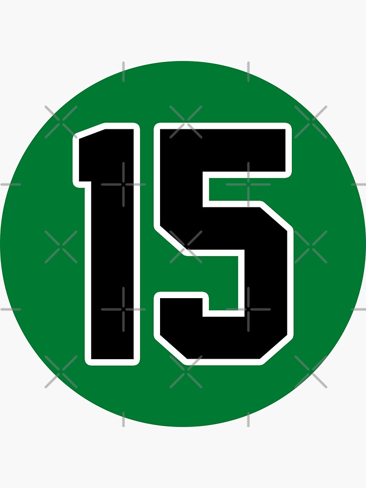 "Tom Heinsohn Number 15" Sticker for Sale by RedPremium | Redbubble