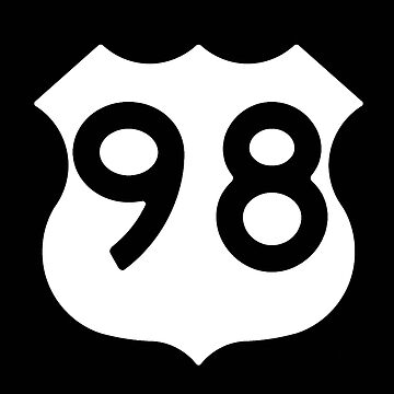 "US Highway 98" Sticker for Sale by purcellart | Redbubble