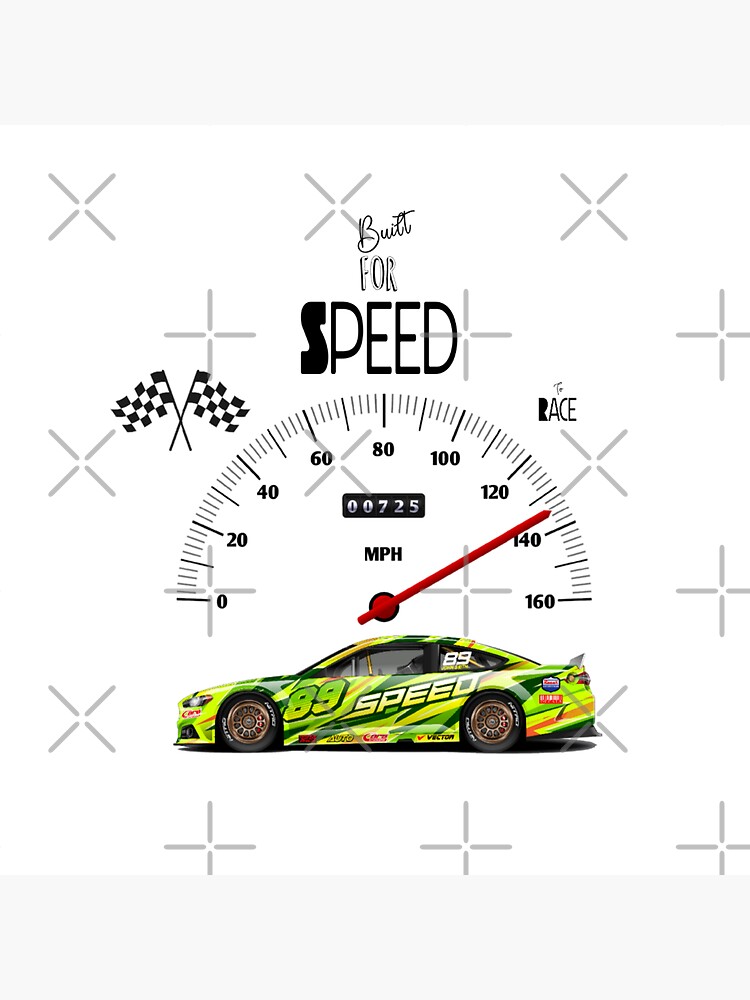 "Built For Speed Lime Color Sport Car" Sticker for Sale by ...