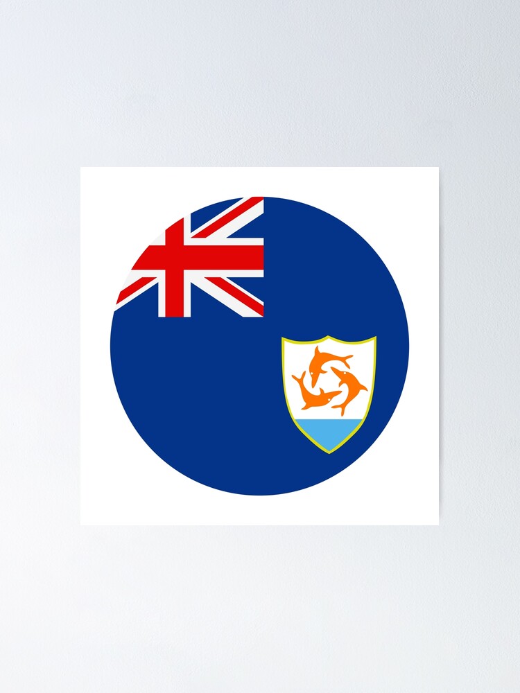 "Anguilla" Poster by all-flags | Redbubble