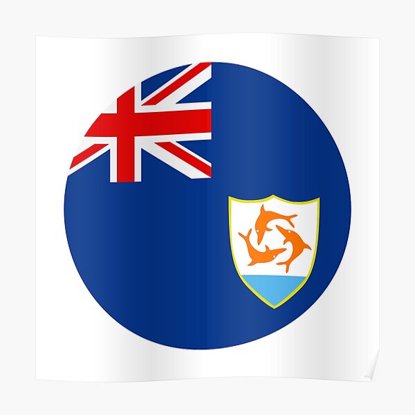 "Anguilla" Poster by all-flags | Redbubble