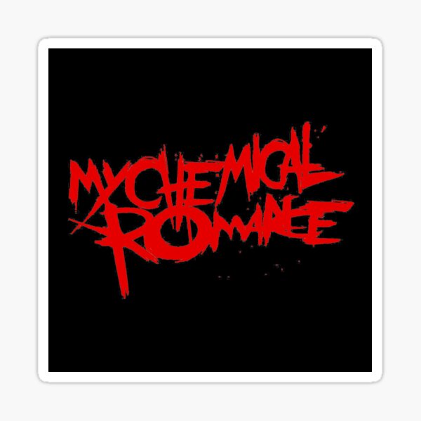 "my chemical mcr romance" Sticker for Sale by charlesblow | Redbubble