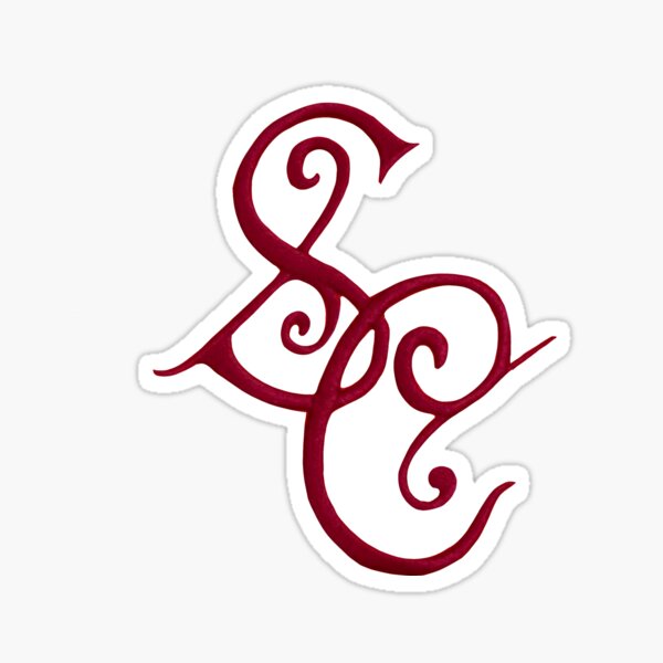 "Santa Claus initials - The Santa Clause Pyjamas " Sticker for Sale by ...