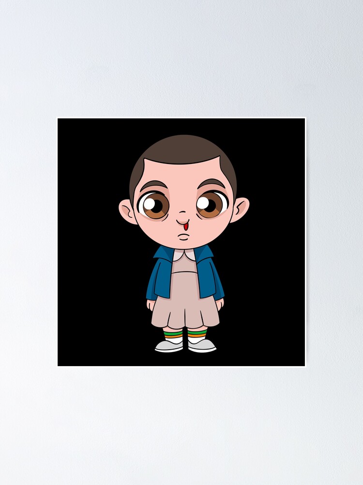 "Young Eleven Stranger things, Eleven little character " Poster for ...