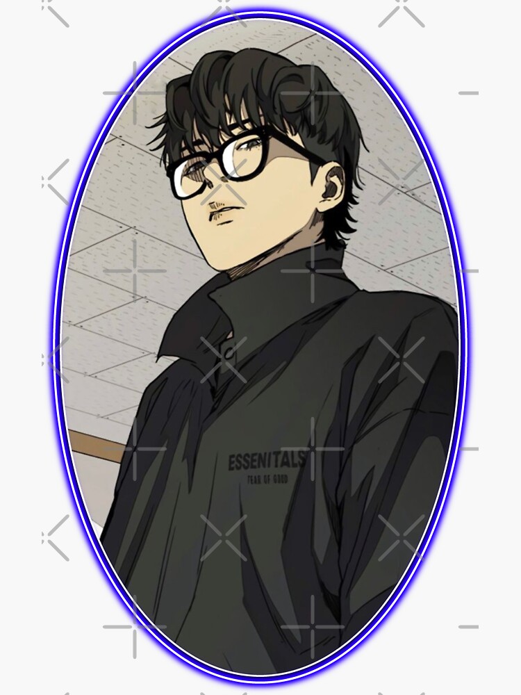 "Jay jo blue light" Sticker for Sale by Saung-Razor | Redbubble