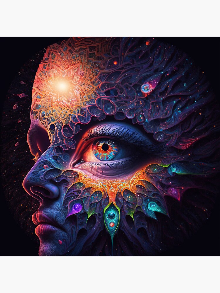 "The Universe Becoming Self Aware #1" Sticker for Sale by 3ThePrompt ...