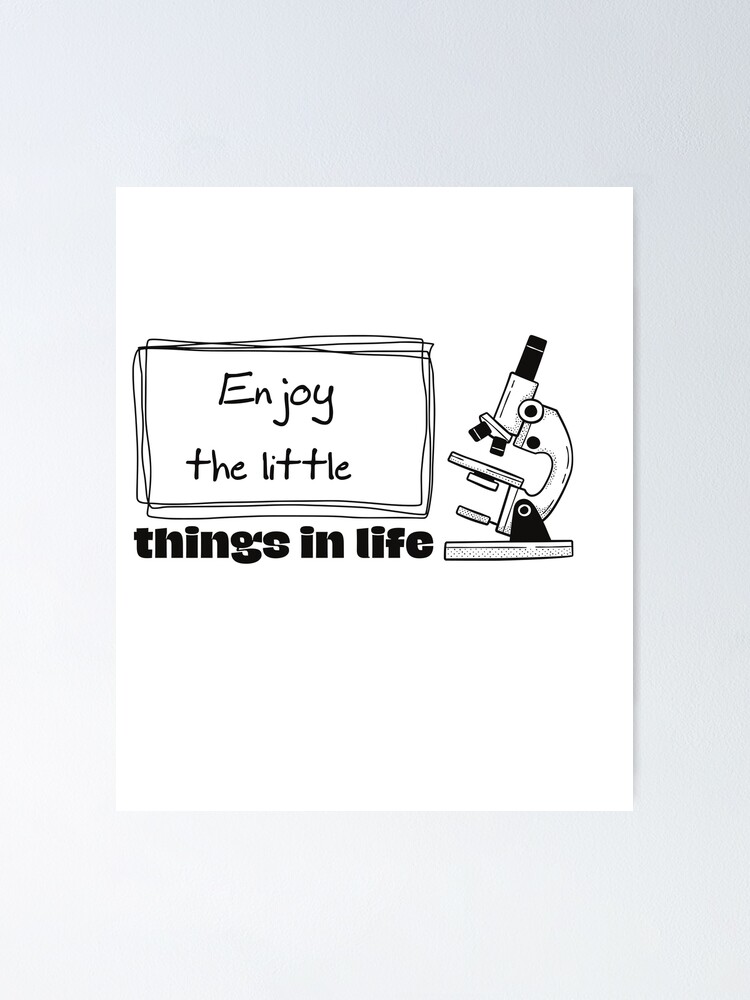 "Funny microscope, microbiologists biology nerd science lab" Poster for ...