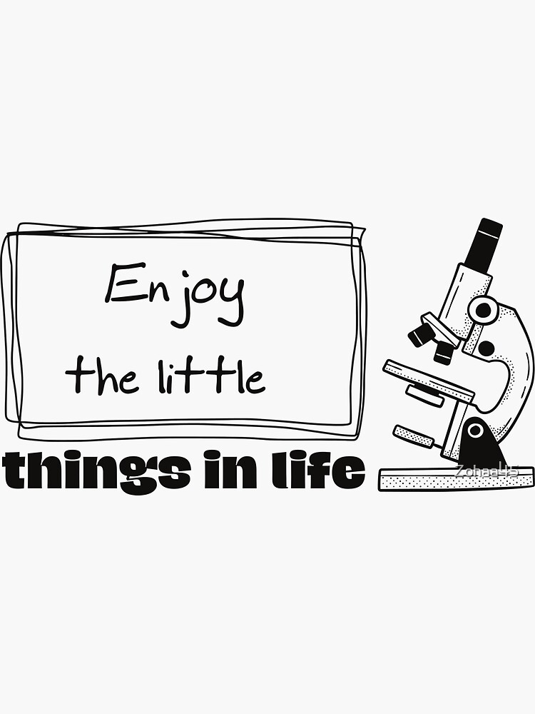 "Funny microscope, microbiologists biology nerd science lab" Sticker ...