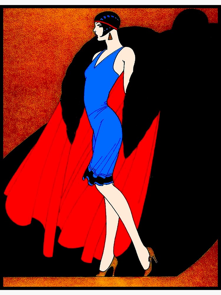 "FLAPPER : Vintage High Style Print" Sticker by posterbobs | Redbubble