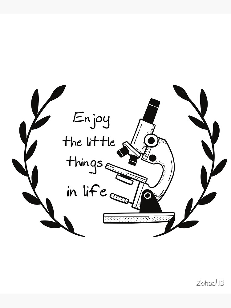 "Funny microscope, microbiologists biology nerd science lab" Poster for ...