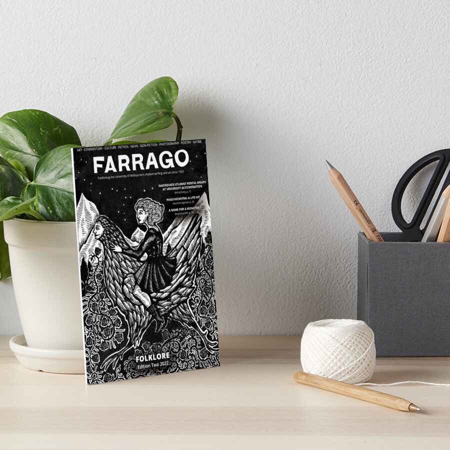 "Farrago Edition 2 Cover 2022" Art Board Print for Sale by Farrago-Mag ...