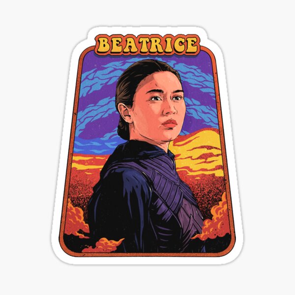 "Beatrice 2" Sticker for Sale by conyloca | Redbubble