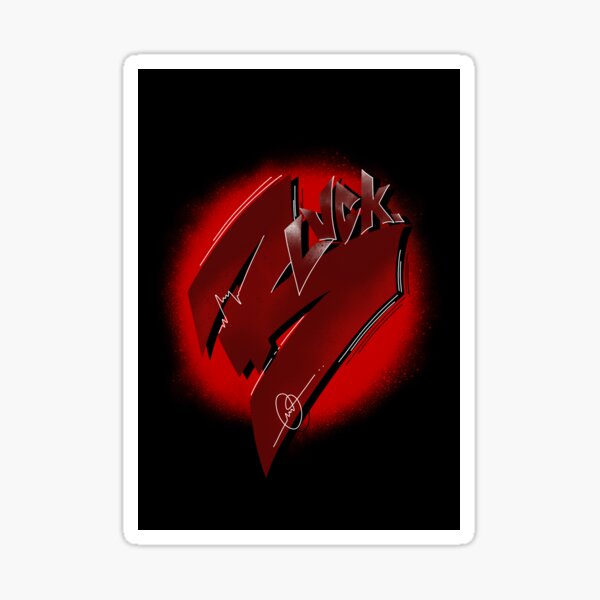"BLVCK" Sticker for Sale by BritneyDeSouza | Redbubble