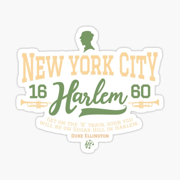 "New York Harlem - Harlem Logo - Harlem Manhattan" Sticker for Sale by ...