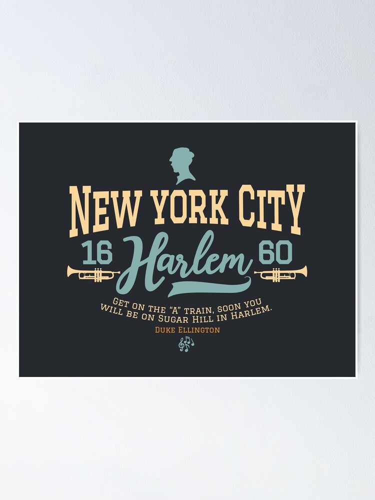 "New York Harlem - Harlem Logo - Harlem Manhattan" Poster for Sale by ...