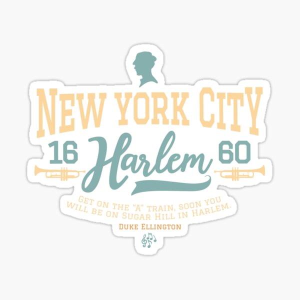"New York Harlem - Harlem Logo - Harlem Manhattan" Sticker for Sale by ...