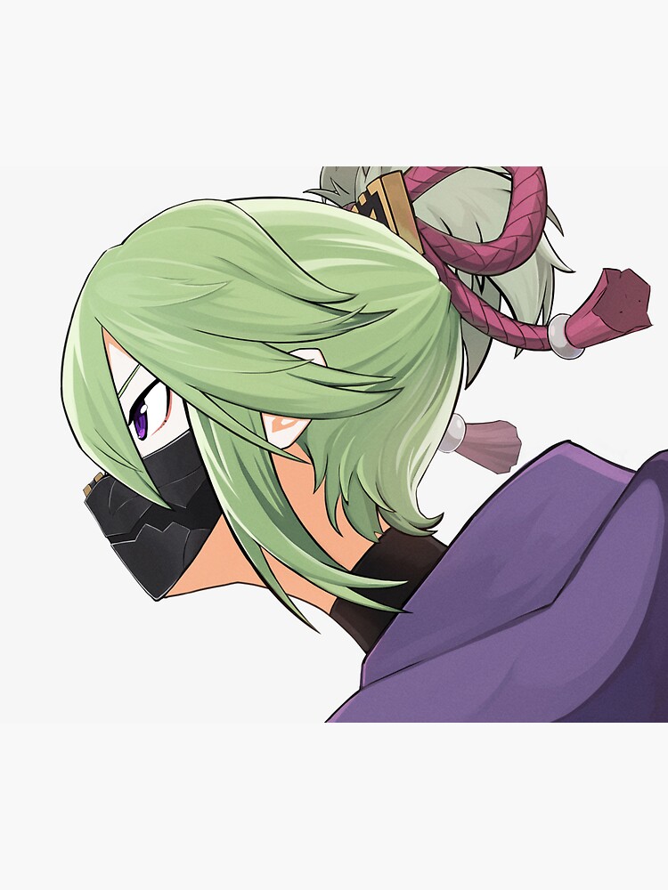 "Genshin Impact №151 Kuki Shinobu" Sticker for Sale by MikadoMur ...