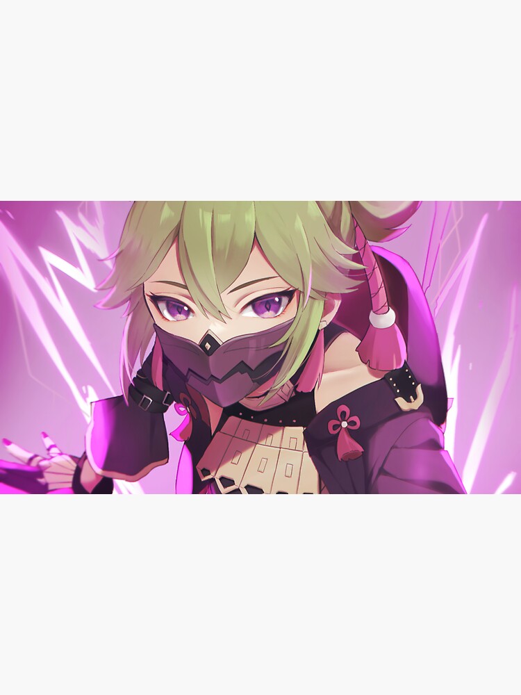 "Genshin Impact №158 Kuki Shinobu" Sticker for Sale by MikadoMur ...