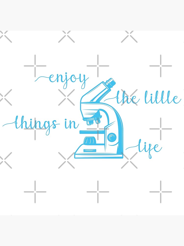 "funny microscope, microbiologists biology nerd science lab" Poster for ...