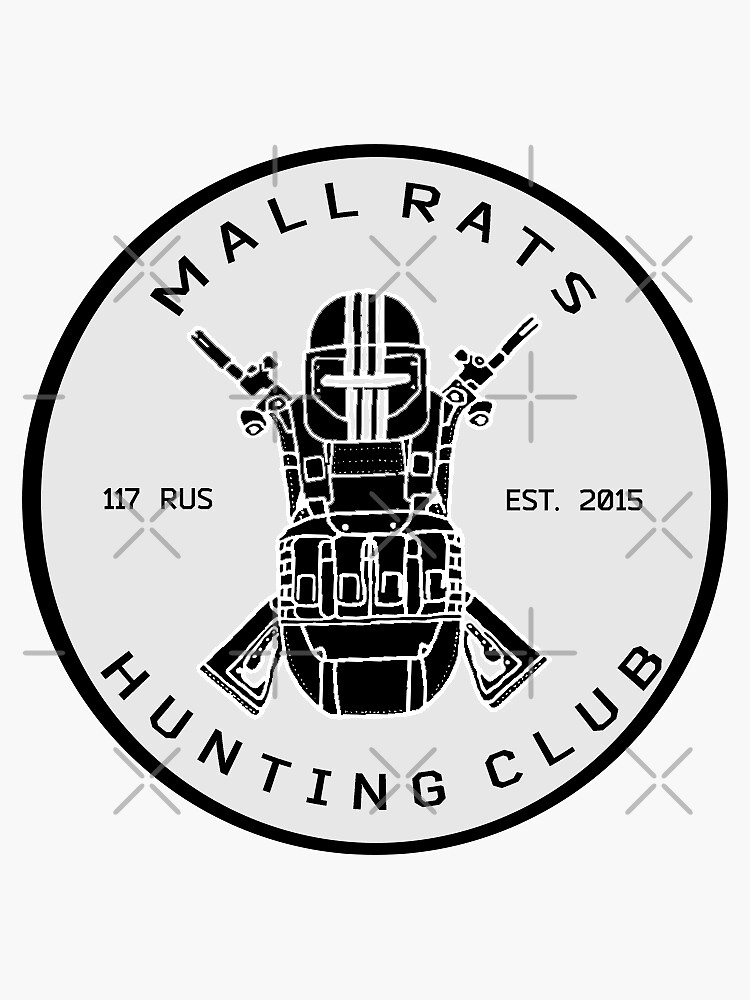 "Mall Rats " Sticker for Sale by RecordSticker | Redbubble