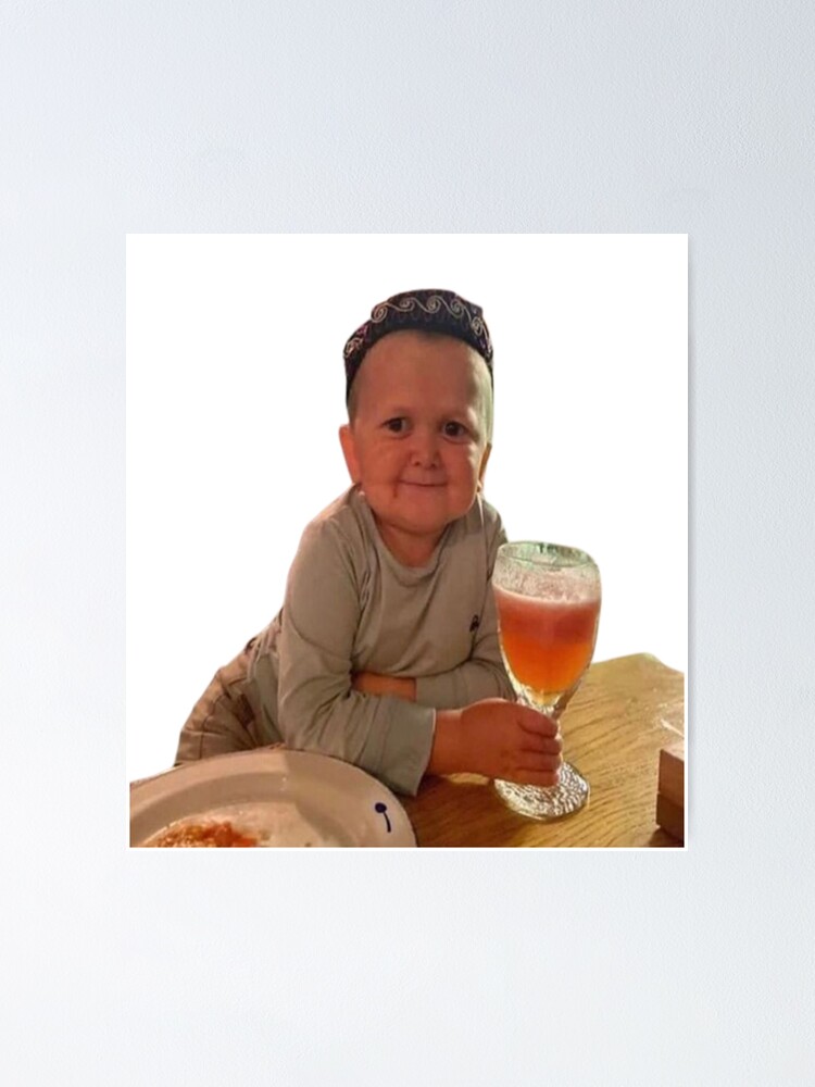 "Hasbulla Smiling" Poster for Sale by AyoubFt | Redbubble