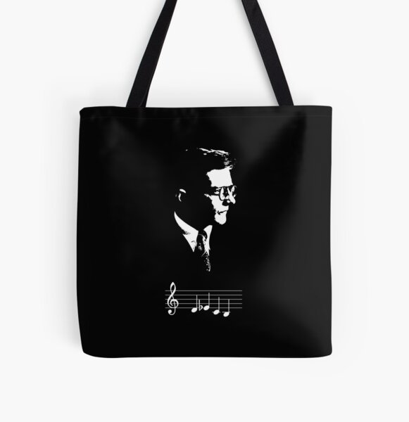"Dmitri Shostakovich DSCH motif musical notes" Tote Bag for Sale by ...