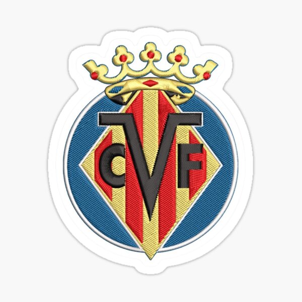"Villarreal CF Embroidery" Sticker for Sale by lionjak | Redbubble