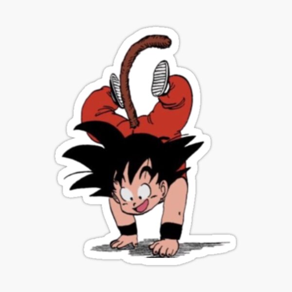 "Kid Goku" Sticker for Sale by Peponji | Redbubble