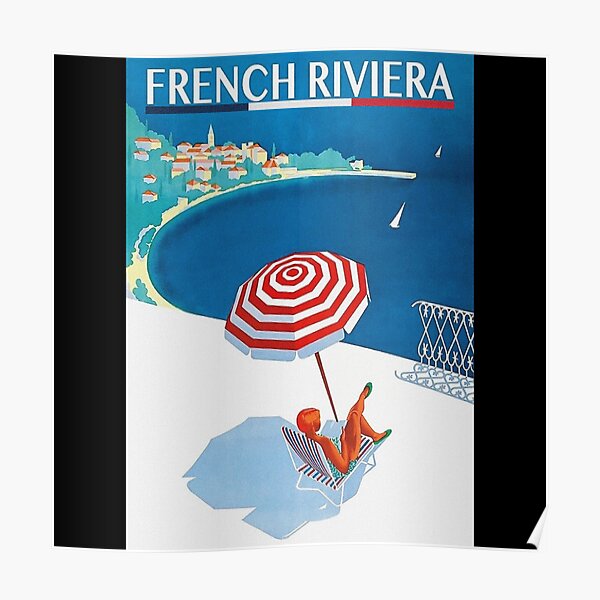 "French Riviera vintage " Poster for Sale by Tangoflow | Redbubble