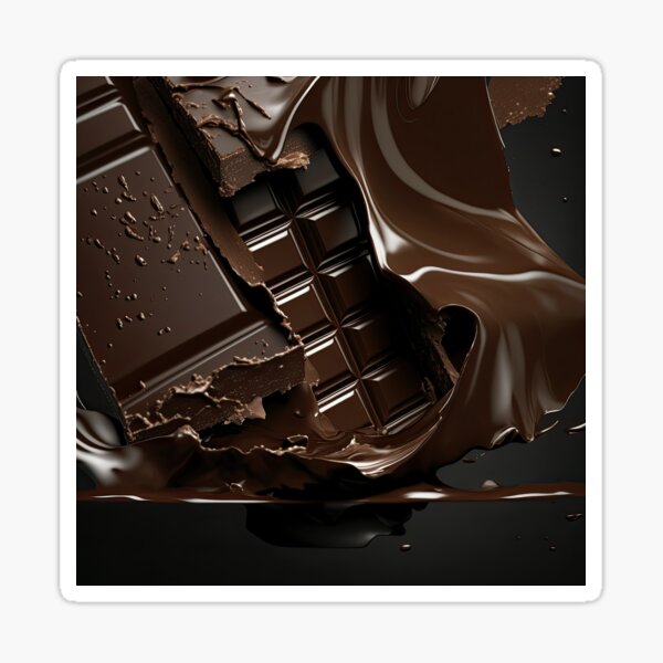 "gourmet chocolate bar culinary art" Sticker for Sale by HeleneDParis ...