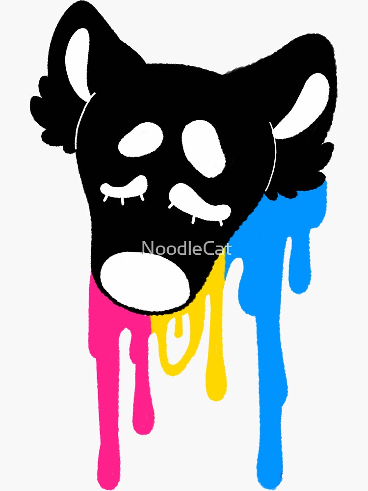 "Pan Pride" Sticker by NoodleCat | Redbubble