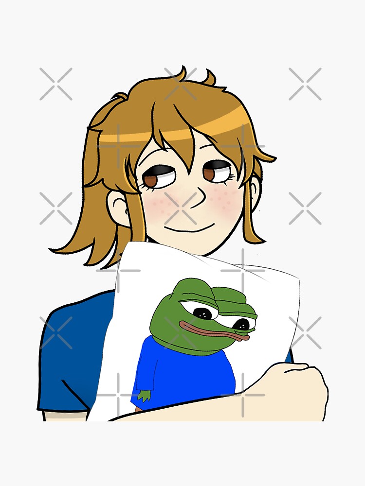 "Ashbie with Apu Apustaja Dakimakura.png" Sticker for Sale by ...