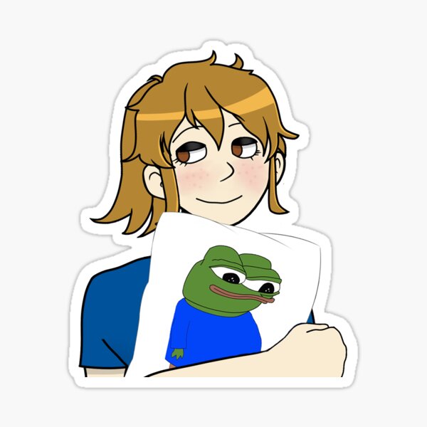 "Ashbie with Apu Apustaja Dakimakura.png" Sticker for Sale by ...