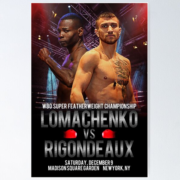 "lomachenko vs rigondeaux" Poster for Sale by adolfobusmente | Redbubble